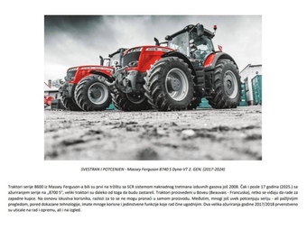 MASSEY FERGUSON 8740 S DYNA-VT 2. GEN. (2017-2024) - TOPSAVETI