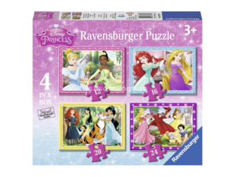 Ravensburger puzzle (slagalice) - Diznijeve princeze/ 4 u 1