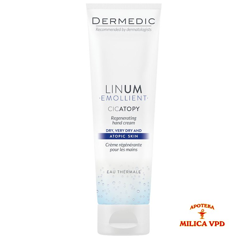 DERMEDIC EMOLIENT LINUM regenerativna krema za ruke 75ml