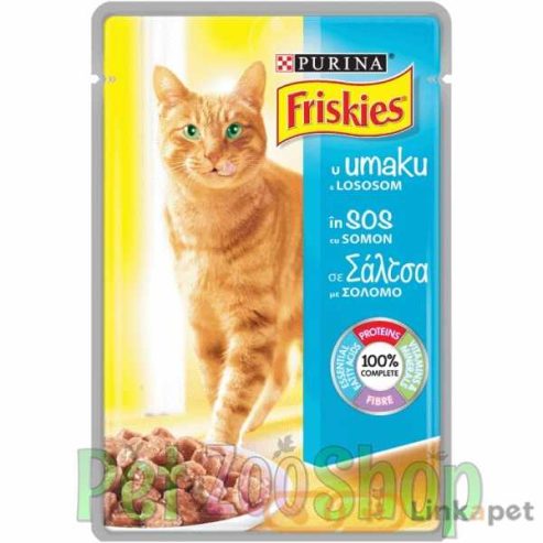 Hrana za mačke Adult Losos u sosu FRISKIES Kesica 85g