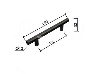 DABEL C90 ručica za nameštaj 150 mm