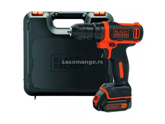 BLACK&amp;DECKER Akumulatorska bušilica - odvrtač BDCDD12K; 1x1,5Ah