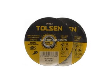 TOLSEN 76133 ravna rezna ploča 125x1x22 mm