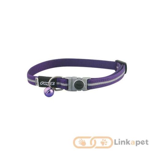 Rogz SAFELOC BUCKLE COLLAR Ogrlica za macke mala ljubicasta – 11mm