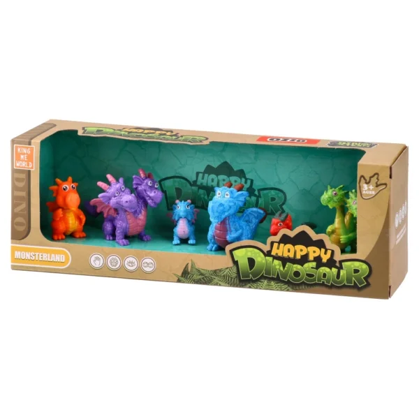 King me world, set figura, bebe dinosaurusi, 6K, miks