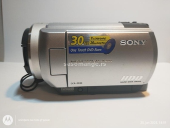 SONY DCR-SR30 HDD 30Gb digitalna kamera