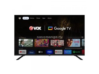 VOX 50GOU080B 4K Ultra HD Televizor