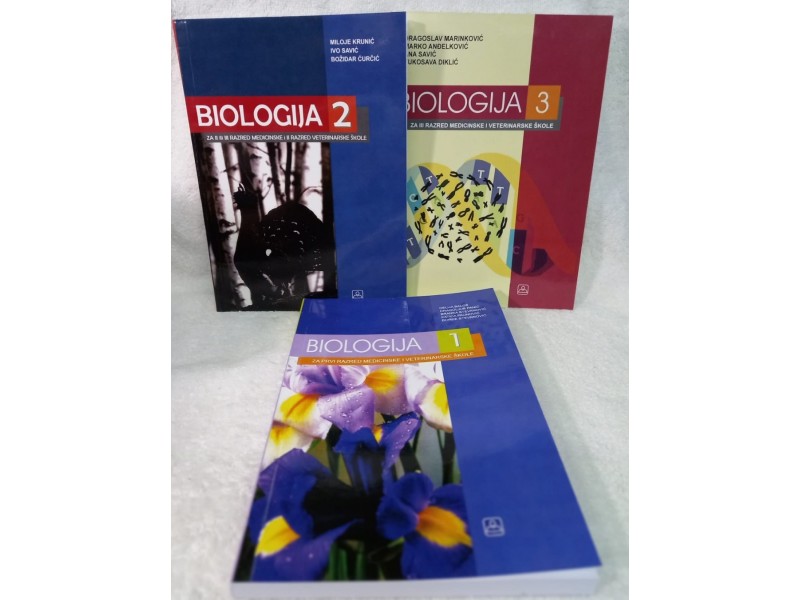 BIOLOGIJA za 1,2,3, razred medicinske škole