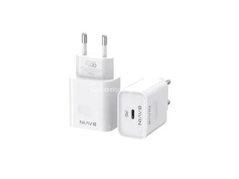 BAVIN punjač PD 25W USB-C bela