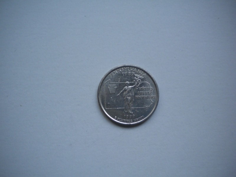 QUARTER DOLLAR 1999 PENSSILVANIJA - USA