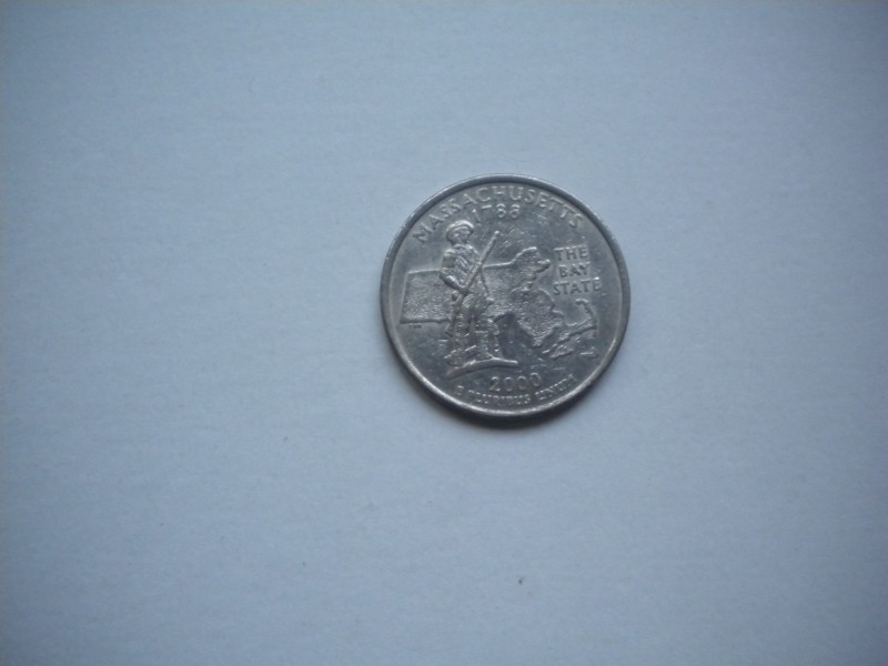 QUARTER DOLLAR 2000 MASACUTES - USA