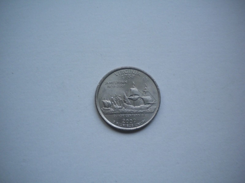 QUARTER DOLLAR 2000 VIRDZINIJA - USA