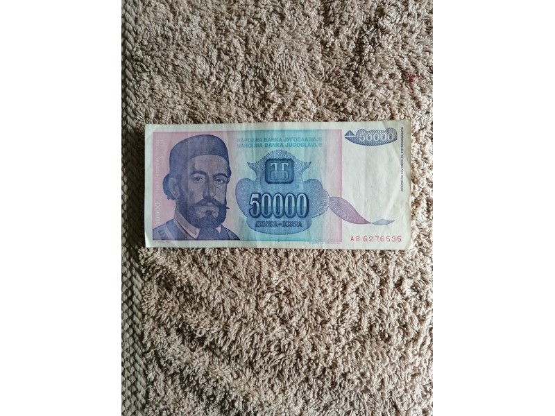 50000 DINARA 1993.