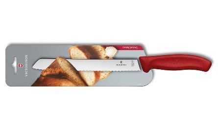 Nož VICTORINOX ZA HLEB CRVENI 21CM