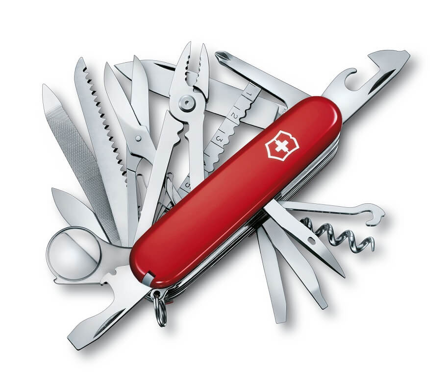 Nož VICTORINOX SWISSCHAMP 33,91MM CRVENI