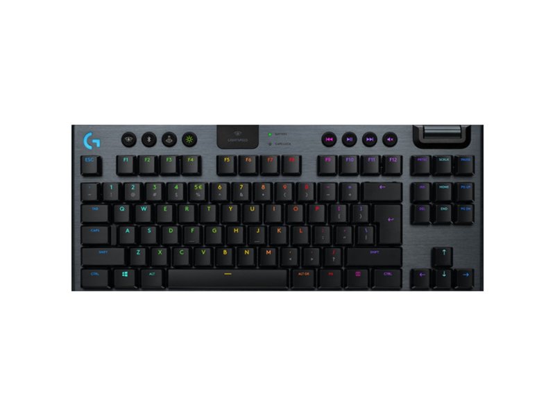 LOGITECH G915 X LIGHTSPEED TKL WIRELESS GAMING KEYBOARD CRNA – US INT’L – 2.4GHZ/BT