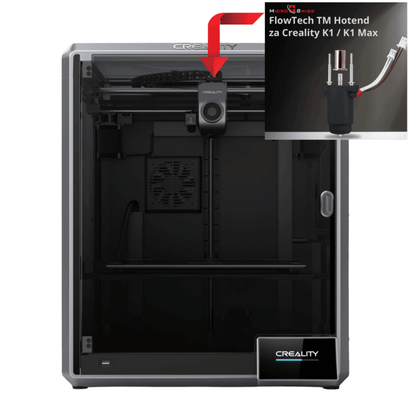 Creality K1 MAX – MicroSwiss Flowtech hotend – DEMO