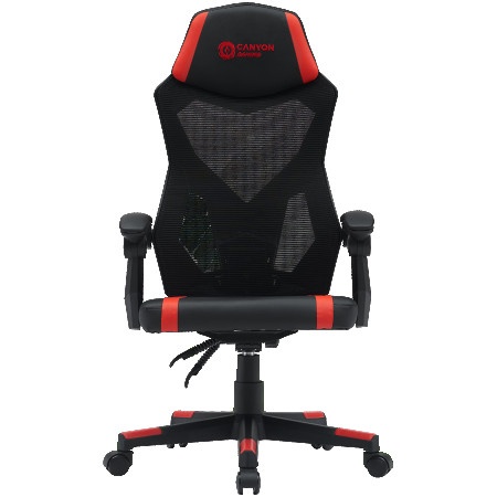 Canyon Flow Mch01 Mesh Black Red Gaming Chair ( CNE-MCH01R )