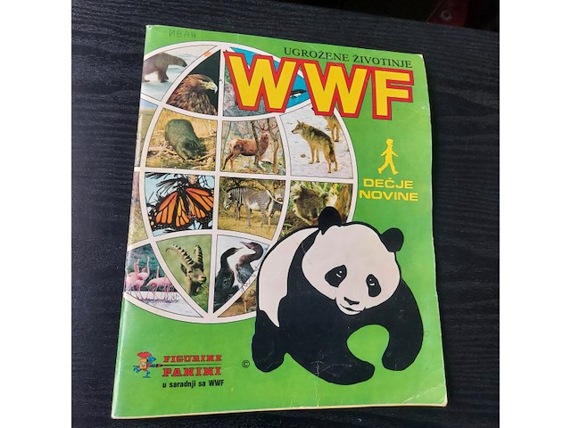 WWF UGROŽENE ŽIVOTINJE ALBUM 1988 Ex Yu