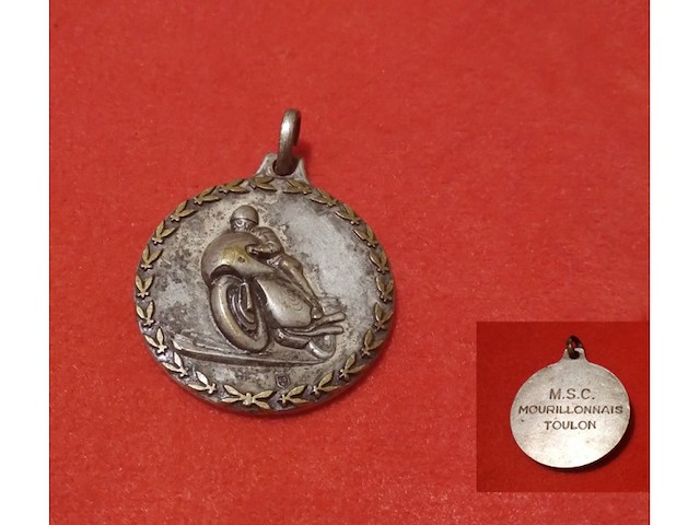 Moto medalja Toulon France 1970