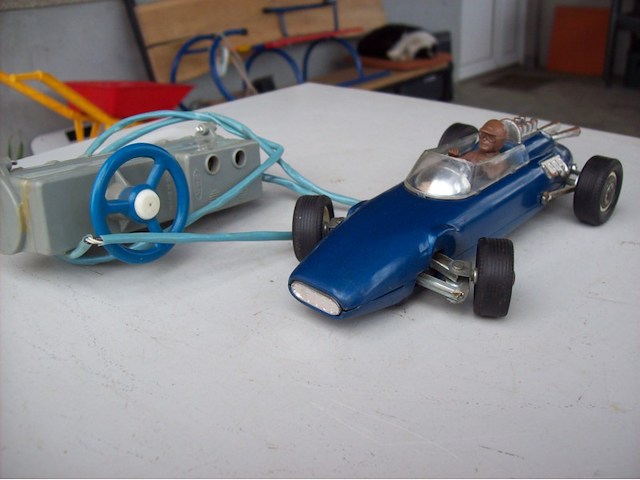 Vintage SKK metal Remote Control Toy Car Made In Japan