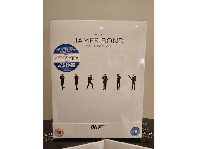 The James Bond Collection Blu-Ray Box Set 23 Discs