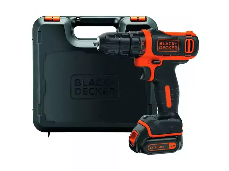 BLACK&DECKER AKUMULATORSKA BUŠILICA – ODVRTAČ BDCDD12K; 1×1,5AH