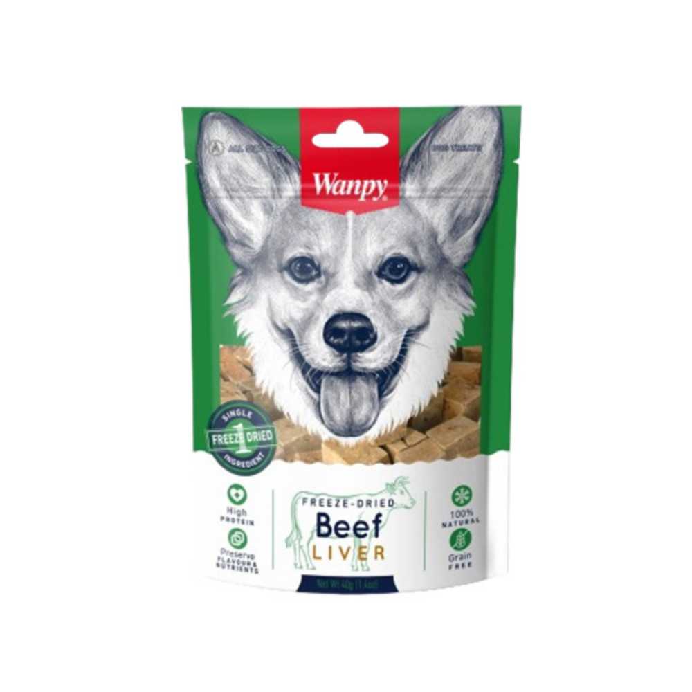 Wanpy Freeze Dried Beef Liver 40g