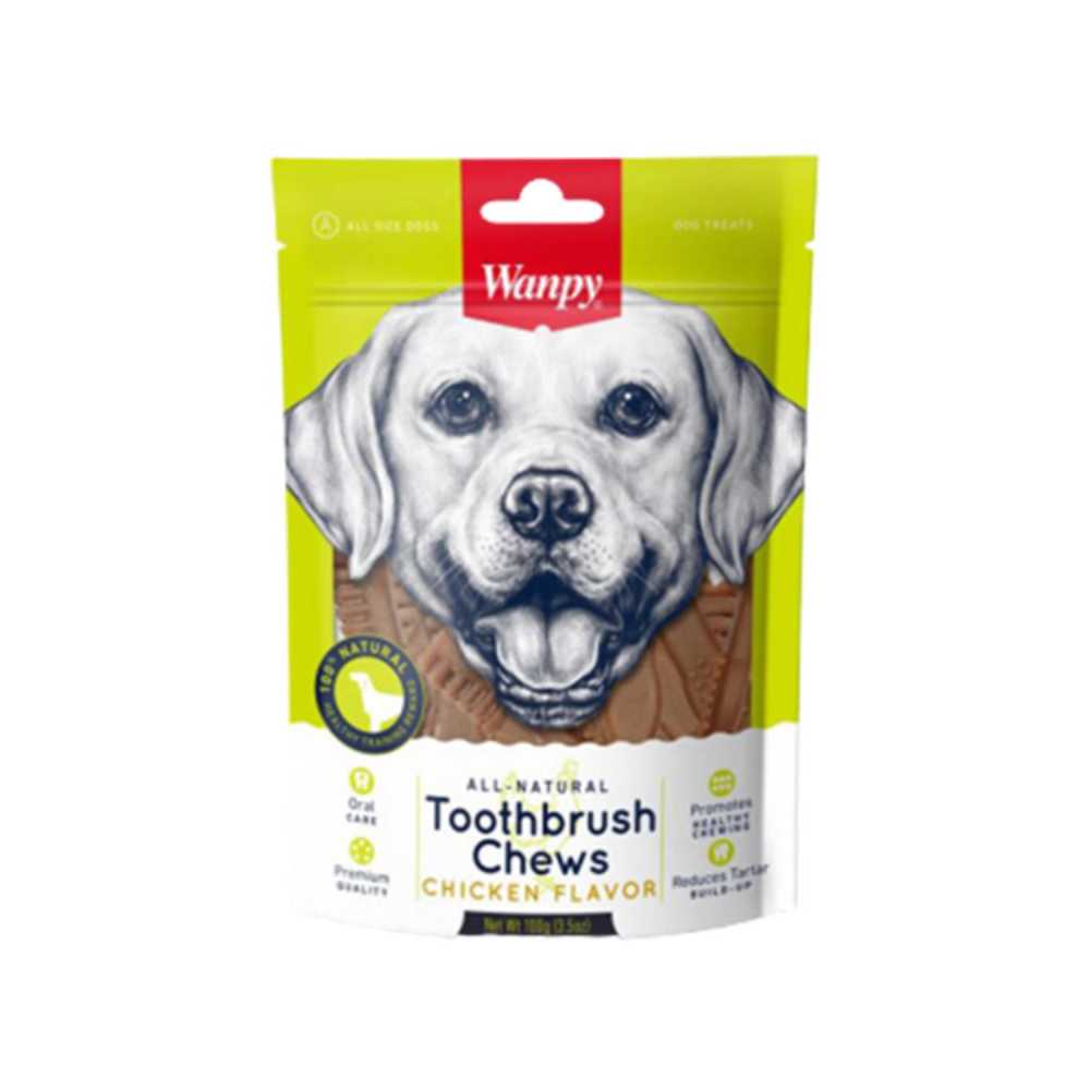 Wanpy Wanpy Toothbrush Chews - Chicken 100g