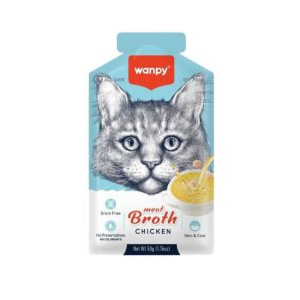 Wanpy Cat Bujon za mačke - Piletina 50g