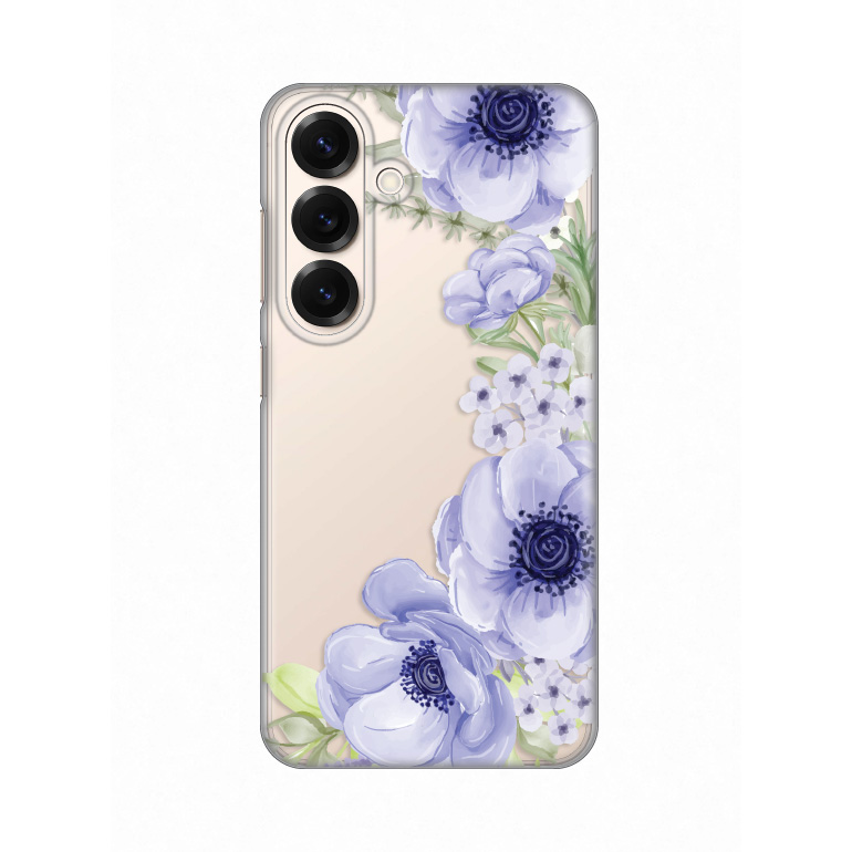TORBICA SILIKONSKA PRINT SKIN ZA SAMSUNG S931B GALAXY S25 BLUE ROSES