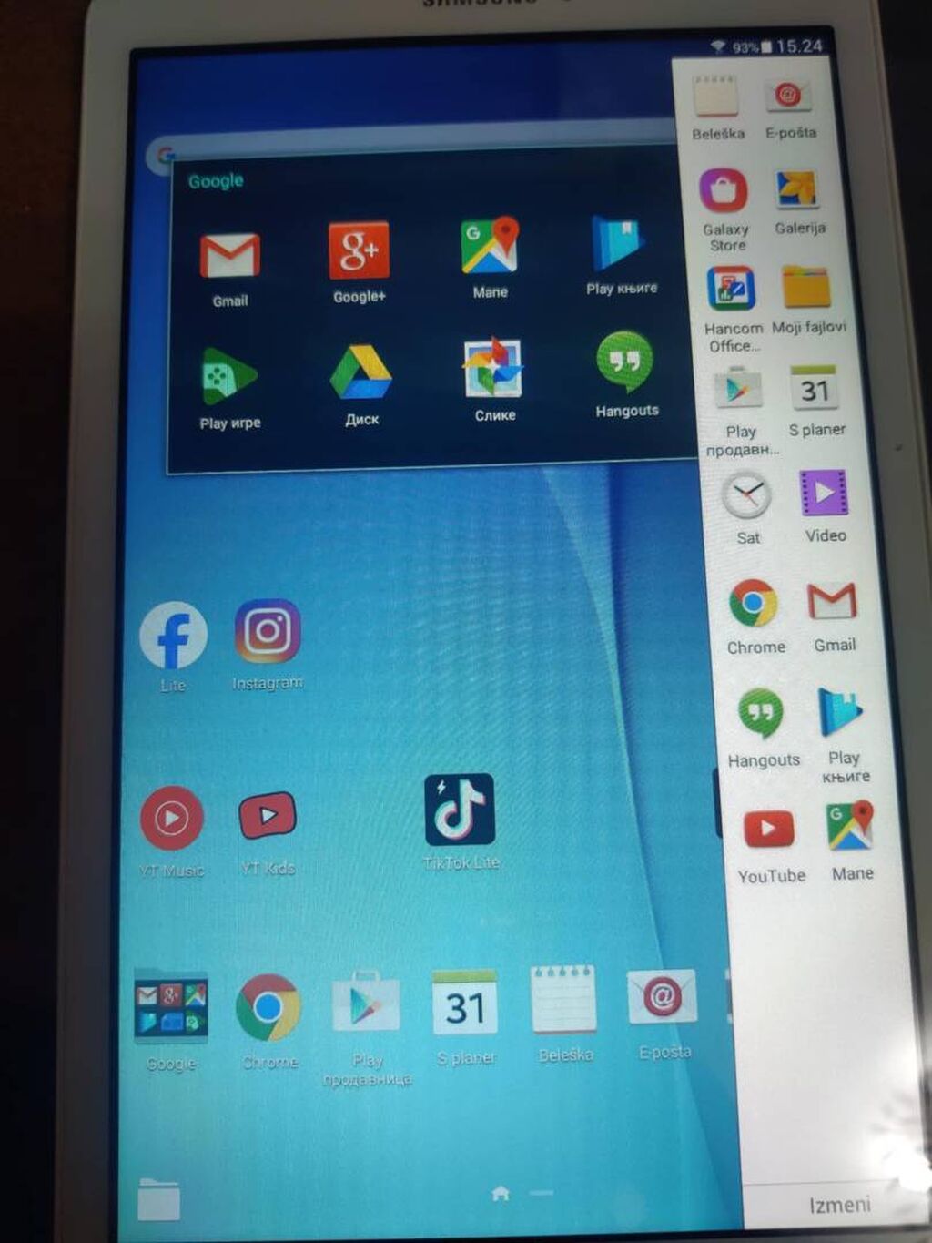 Samsung Galaxy Tab E 9.6Prodajem polovan tablet Samsung Galaxy Tab E