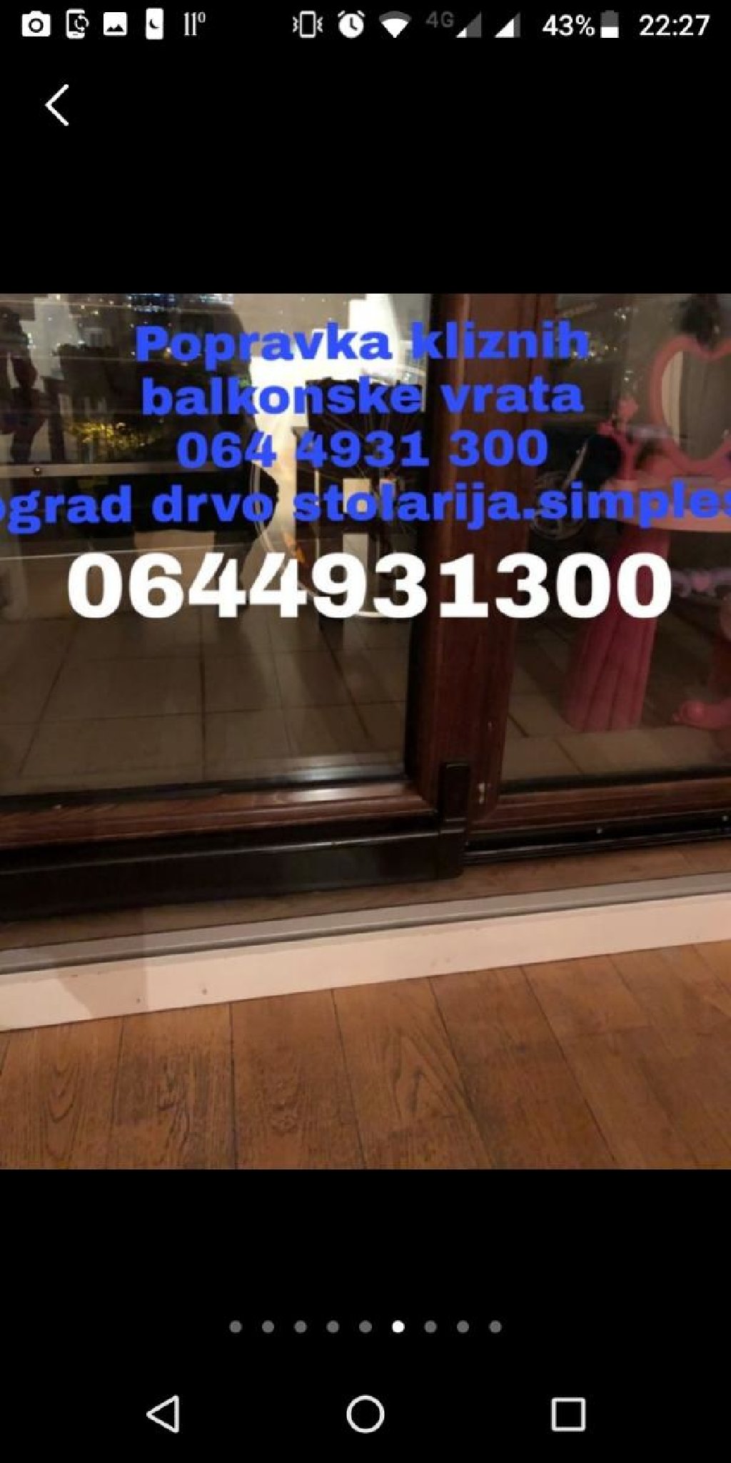 Popravka drvenih prozora i vrata Balkon vrata Svih kvarova drvene