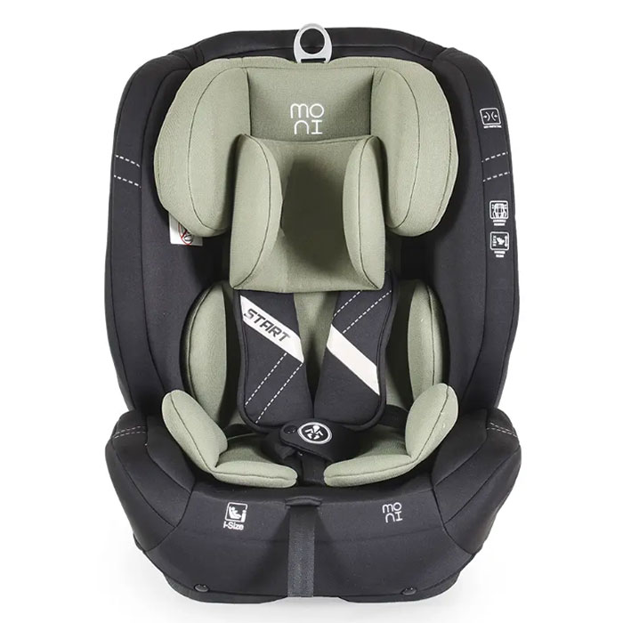 Moni auto sedište Start i-Size 76-150cm Green