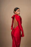 AMARA DRESS RED