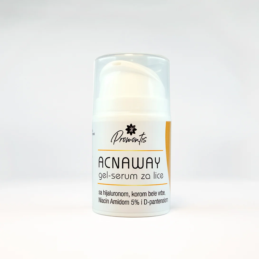 ACNAWAY- hijaluronski gel-serum za lice – Niacin Amid+Salicilna kiselina