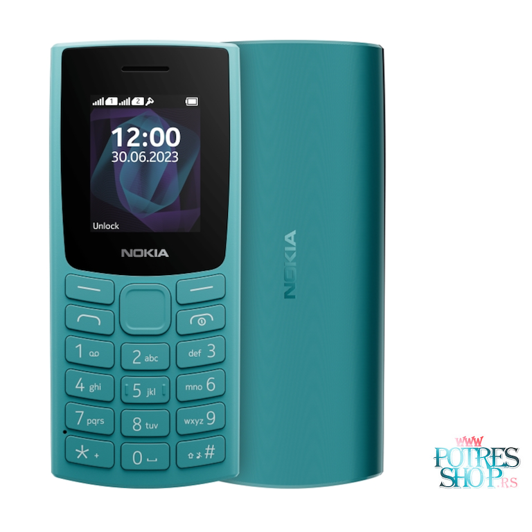 MOBILNI TELEFON NOKIA 105 DS 2023 CYAN 1.8