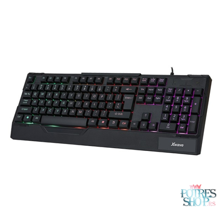 XWAVE TASTATURA SA RGB OSVETLJENJEM XL01