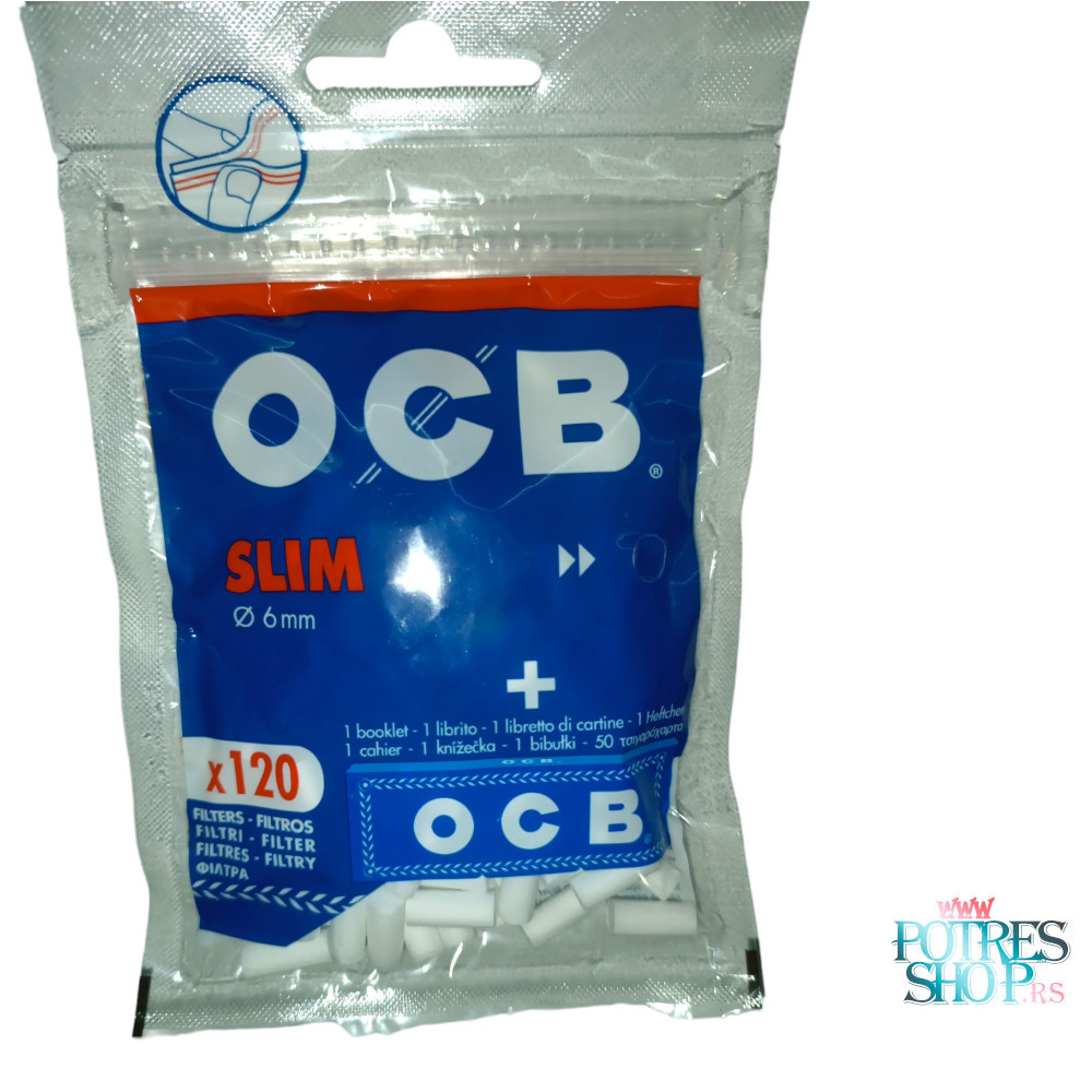 OCB FILTERI SLIM LONG + RIZLA