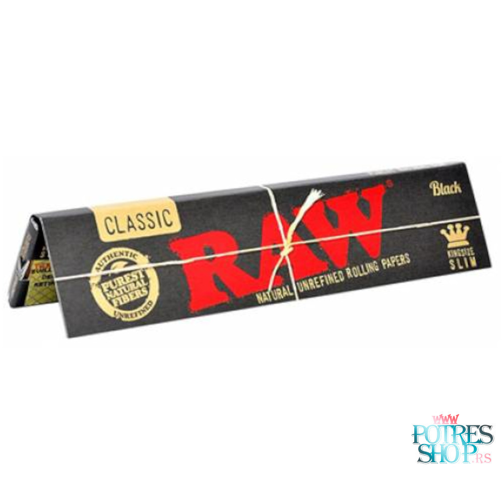 RAW RIZLA 100S BLACK SLIM