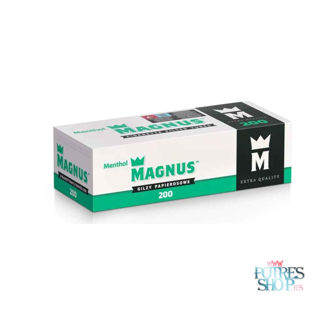 TUBE MAGNUS DE LUXE MENTOL 15MM 1/200