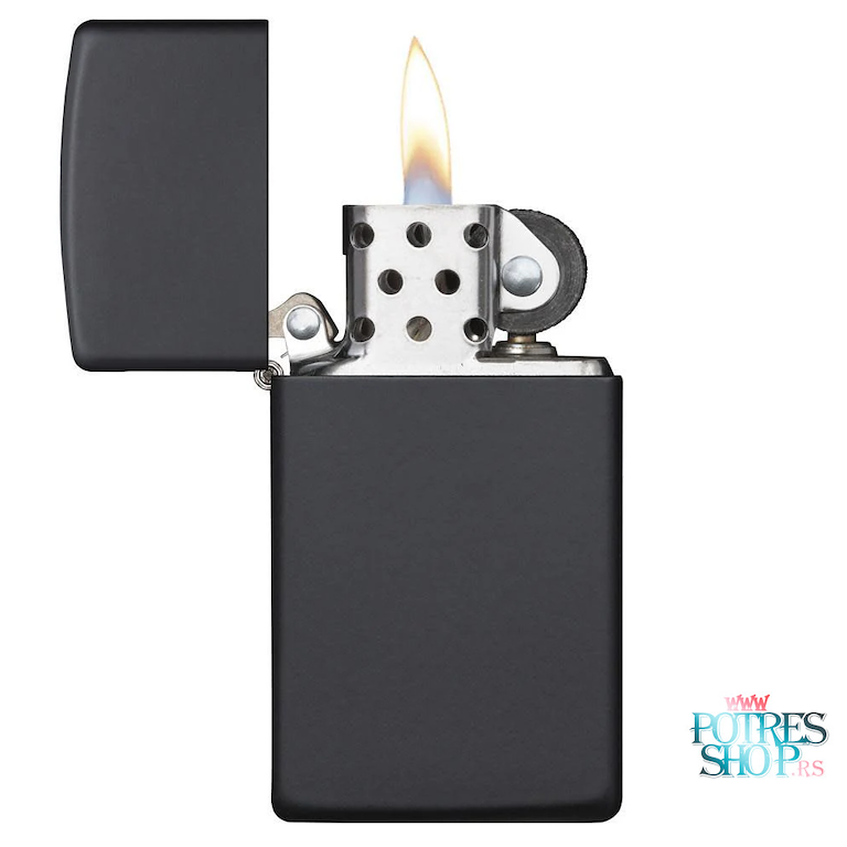 ZIPPO UPALJAC 1618 SLIM BLACK MATTE