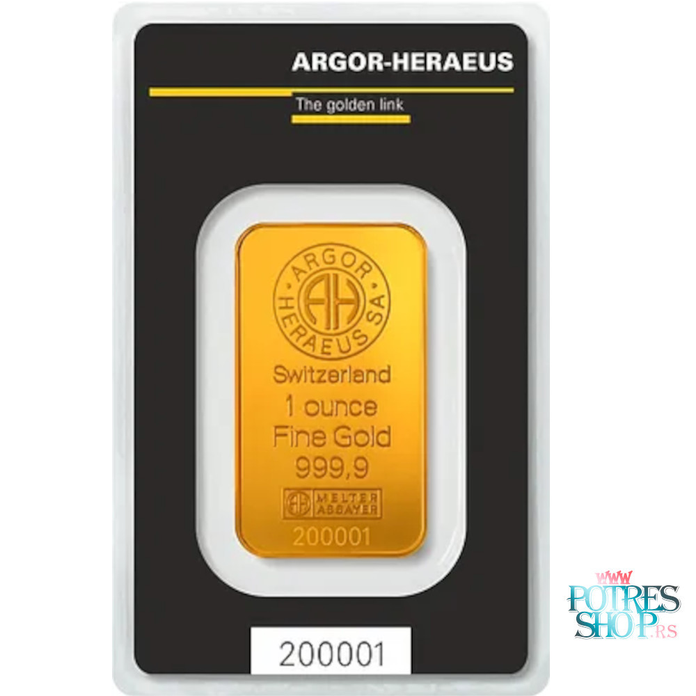 ARGOR HERAEUS ZLATNA POLUGA 1OZ