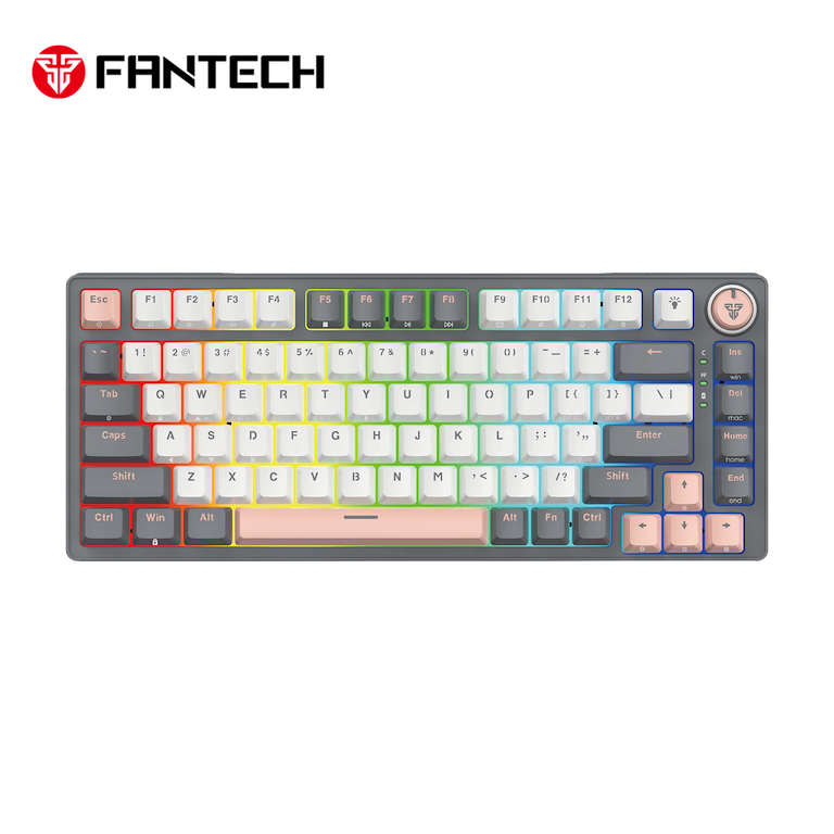 GEJMERSKA MEHANICKA TASTATURA FANTECH MK913 RGB ATOM PRO83 WIRELESS SATURN (RED SWITCH)