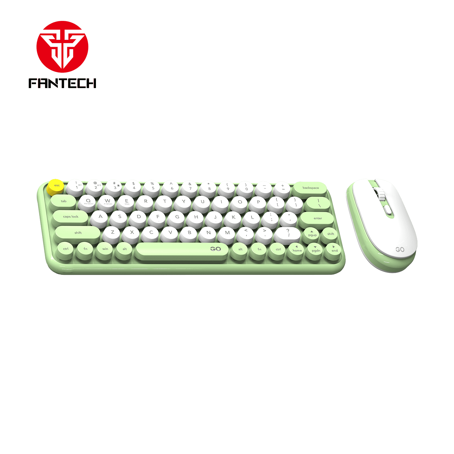 COMBO SET FANTECH WK-896 GO MOCHI65 ZELENI