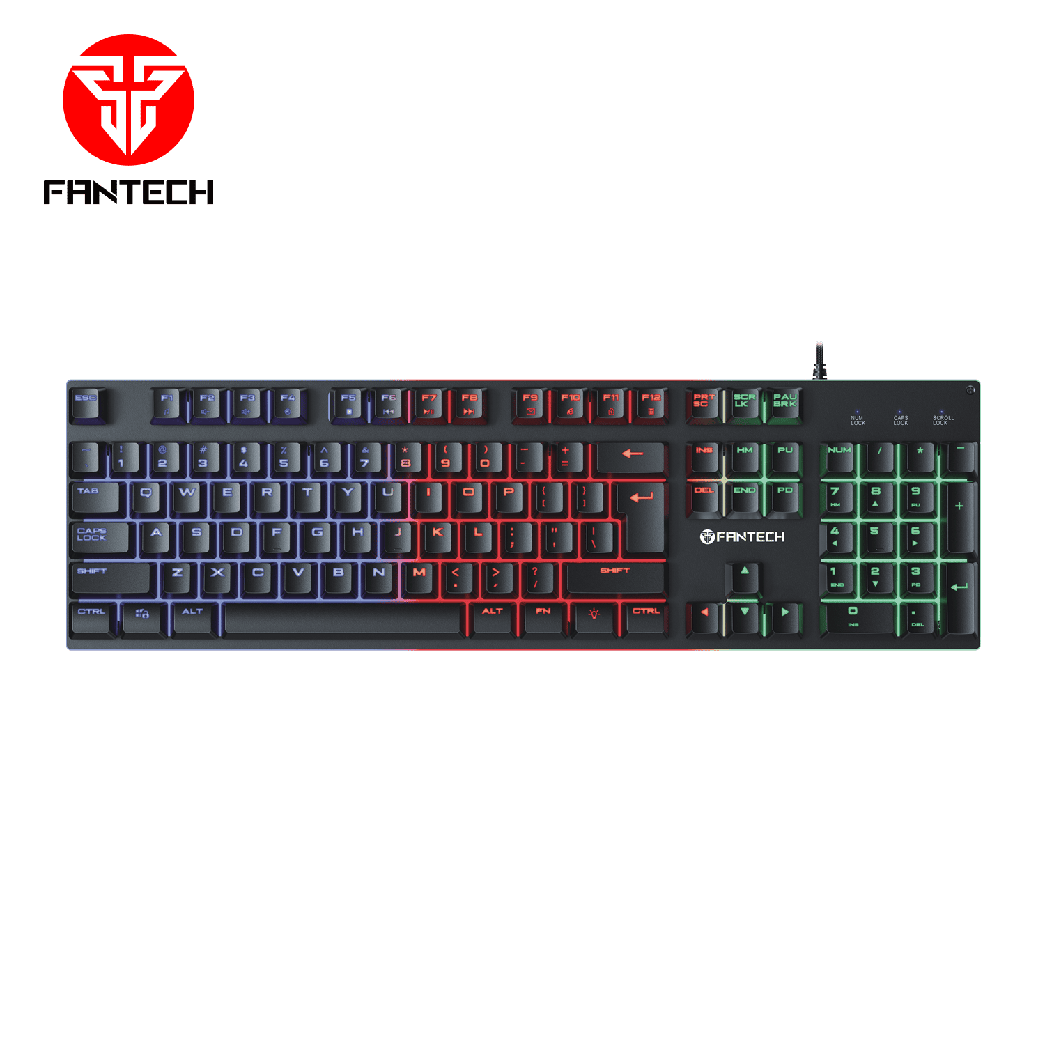 TASTATURA MEMBRANSKA GAMING FANTECH K614L FIGHTER II CRNA