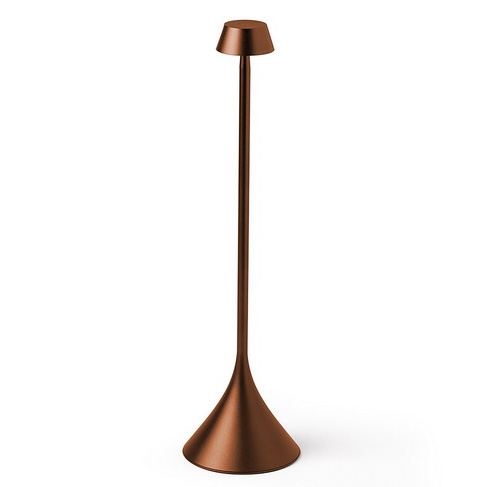 Bežicna stona led lampa, vodootporna, sa dimerom, bronzana