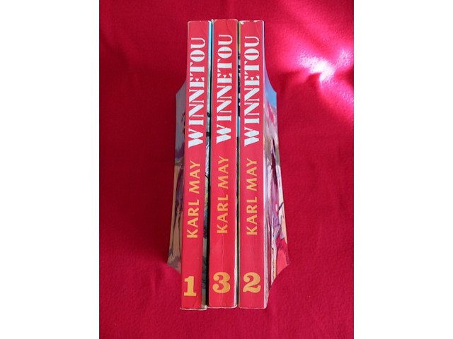 WINNETOU Karl May knjige1-3