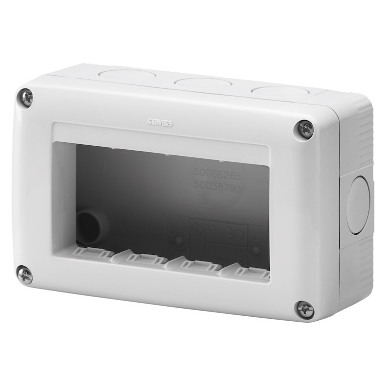 System, nadgradna kutija 4M, IP40, siva