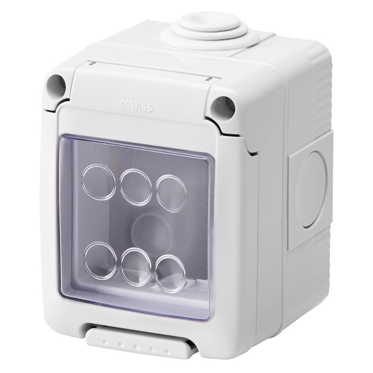 System, nadgradna kutija 2M, IP55, siva